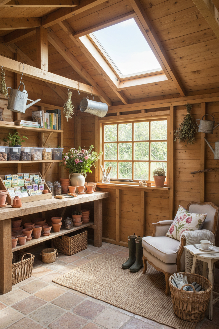 The Dreamy Timber-Frame Garden Shed | The Cozy Nest